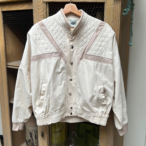 Vintage | Jackets & Coats | Vintage Dang Dang Thailand Cream Jacket ...